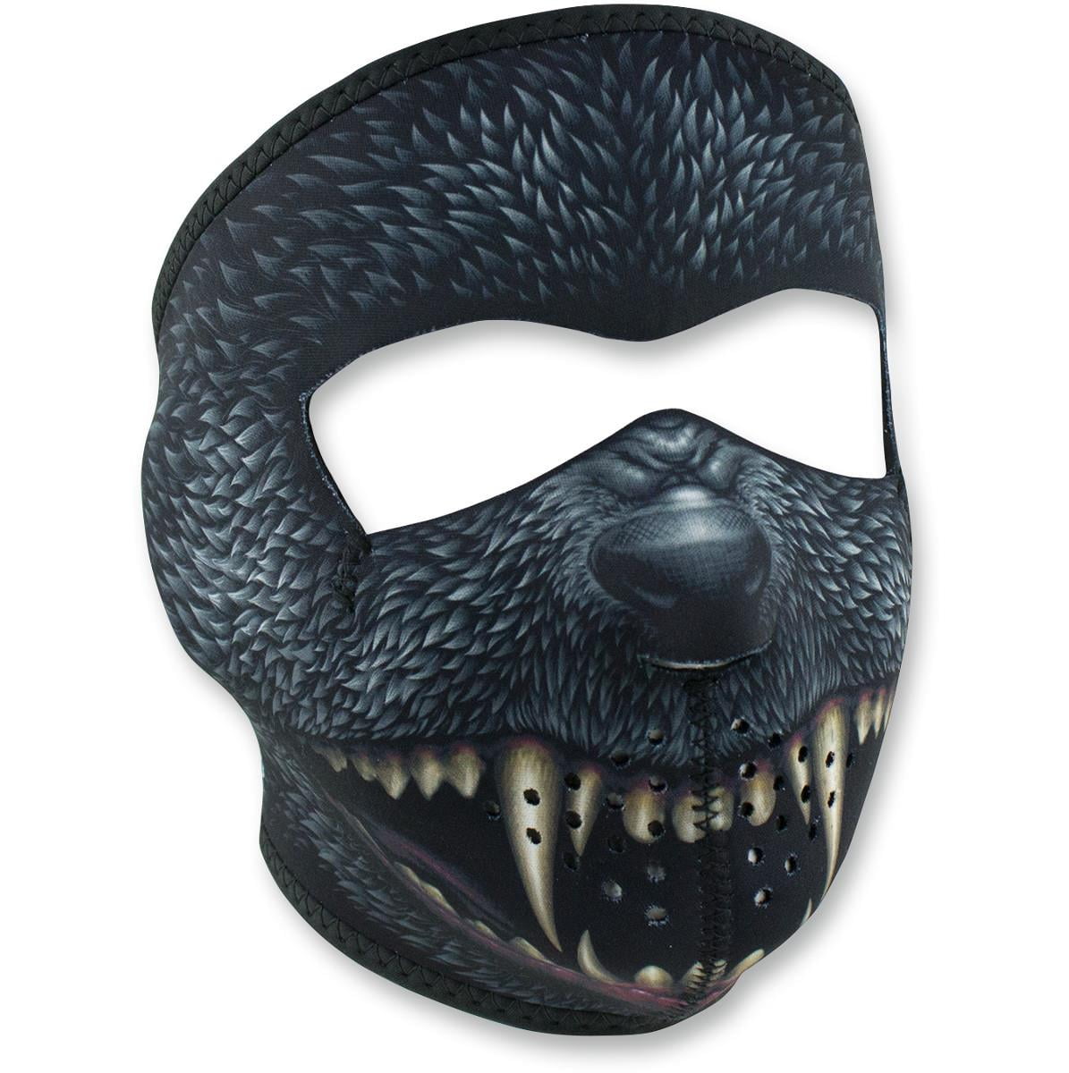 Zan Headgear Full Face Mask Silver Bullet (Black, OSFM) - Walmart.com