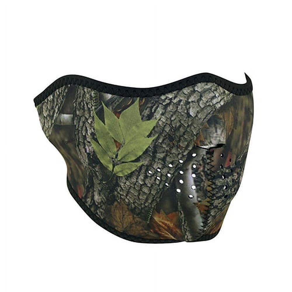 Zan Headgear Half Face Neoprene Mask Forest Camo - Walmart.com