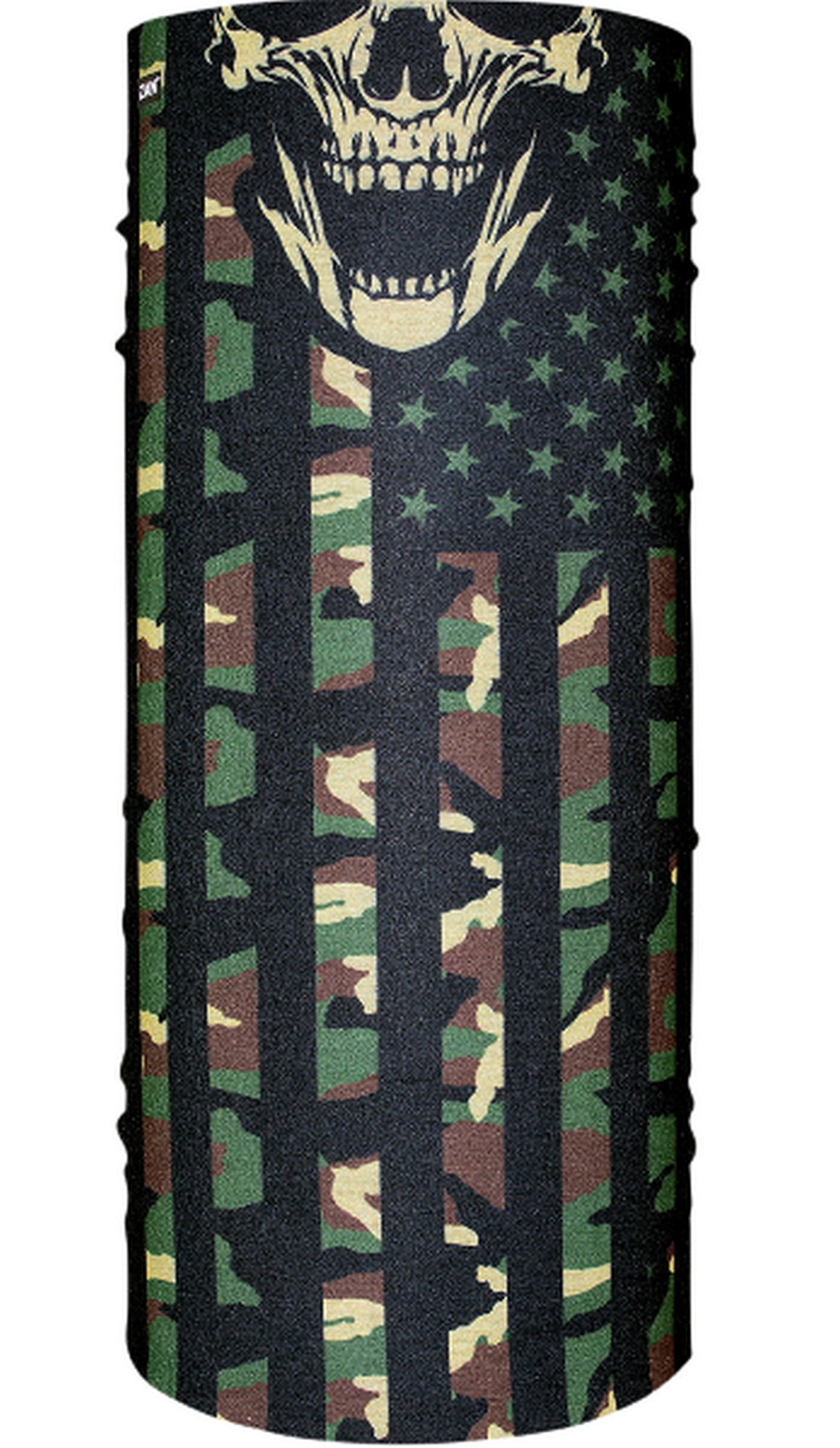 Zan Headgear Motley Tube Woodland Camouflage Flag (OSFM, Green Woodland ...