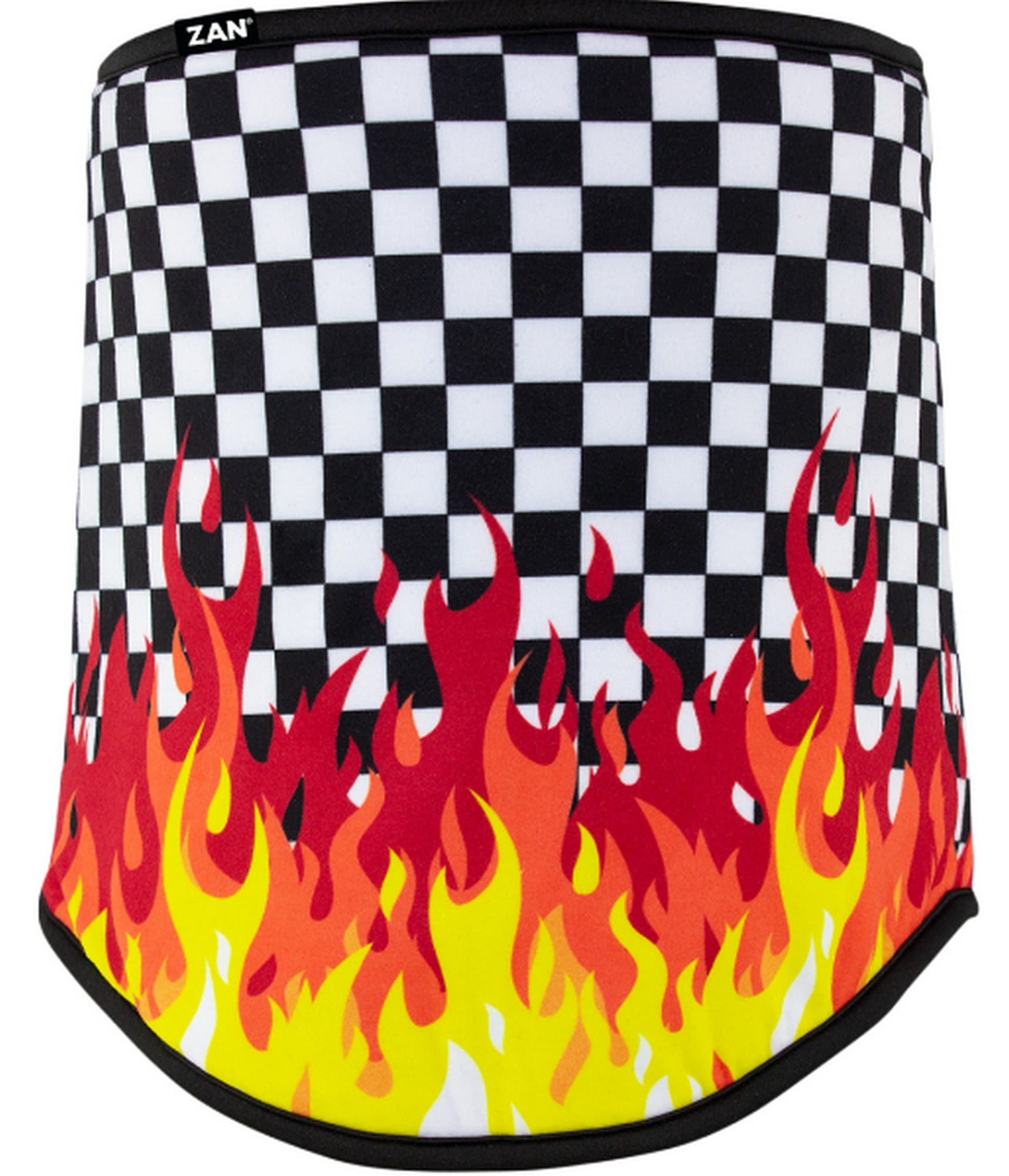 Zan Headgear Sportflex Neck Gaiter Checkered Flames - Walmart.com