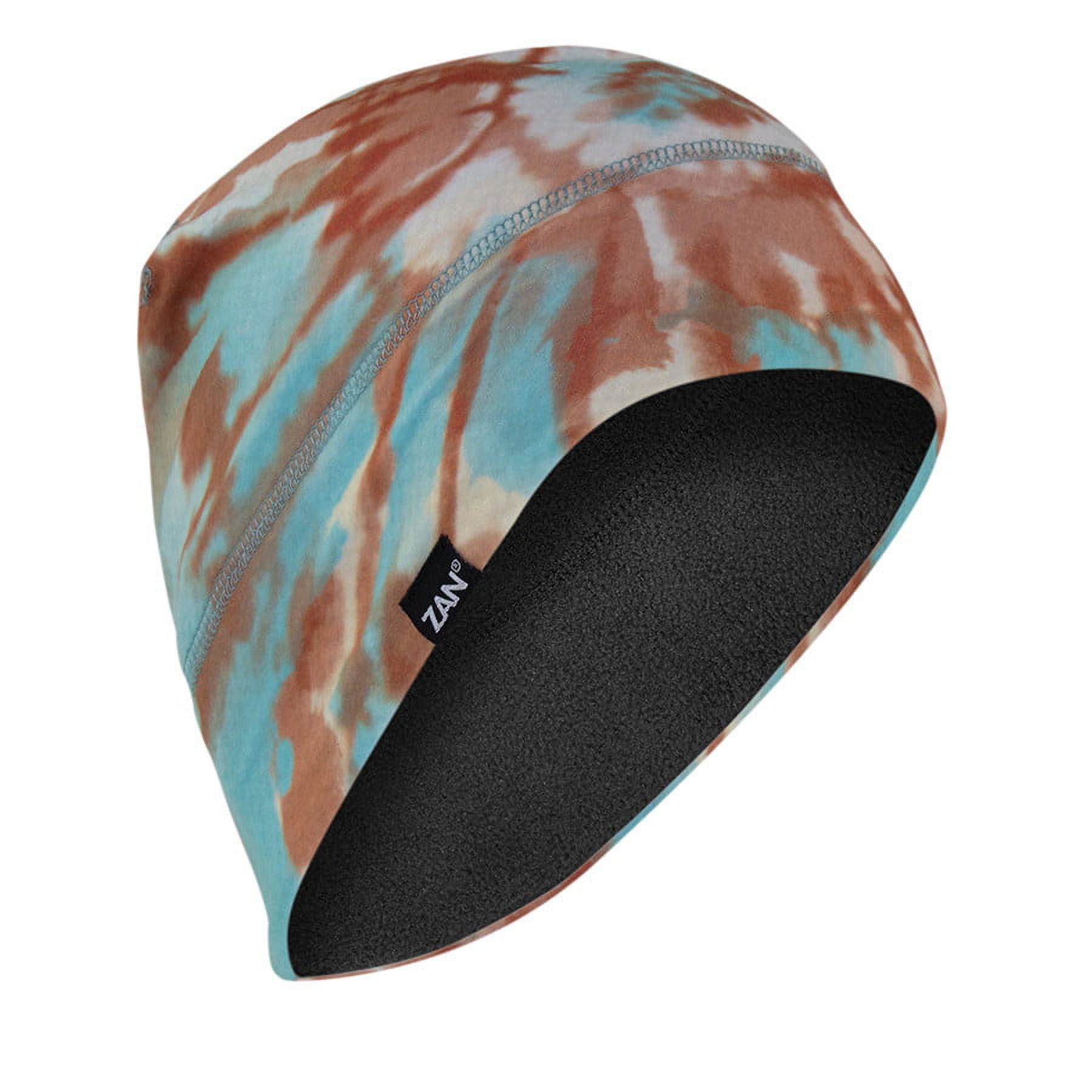 Zan Headgear Sportflex Fleece Helmet Beanie Natural Tie Dye - Walmart.com