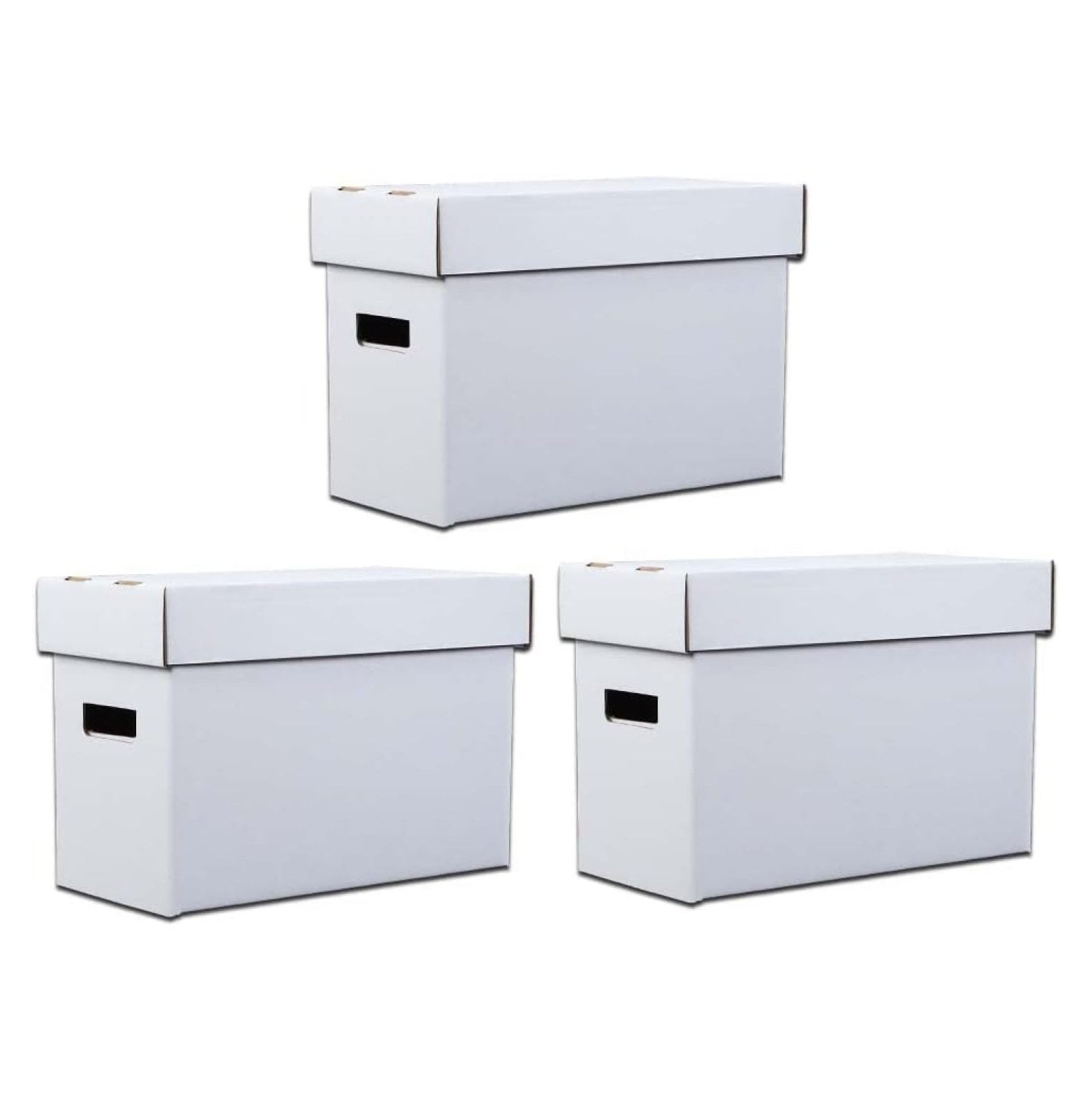 ZanQee 3 Pack Comic Book Storage Comic Book Box Holds 150-175 Comics Collapsible and Stackable ...