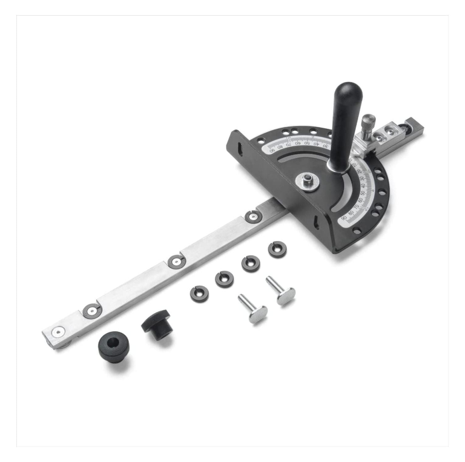 ZanQee 51008 Table Saw Miter Gauge with 13 Precise Angle Stops and ...