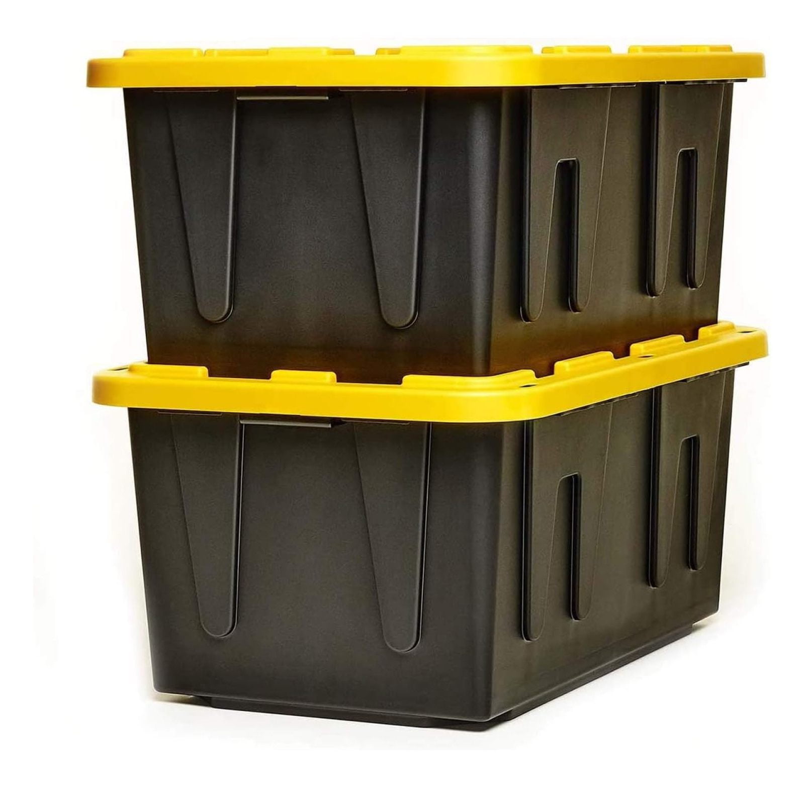 ZanQee Durabit 27 Gallon Stackable Home Storage Container Bins Heavy ...