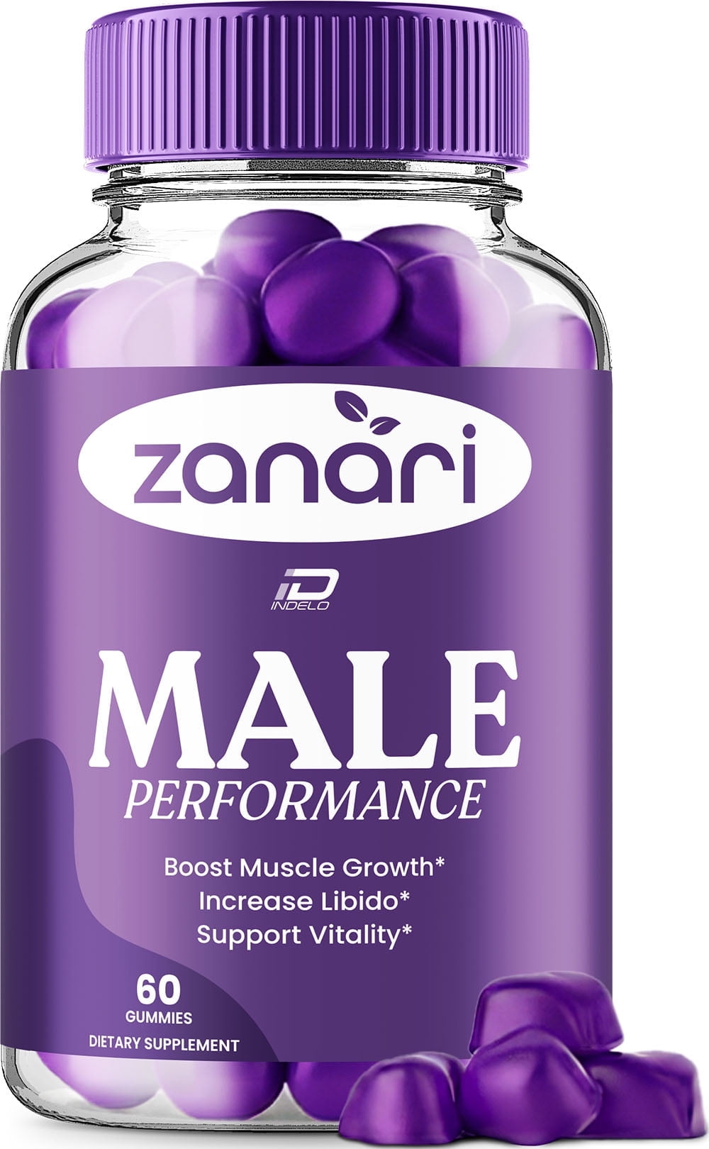 Zanari Gummies for Men – Zanari Male Gummy Natural Blend Reviews, 1 Pack, 60 Gummies - Walmart.com