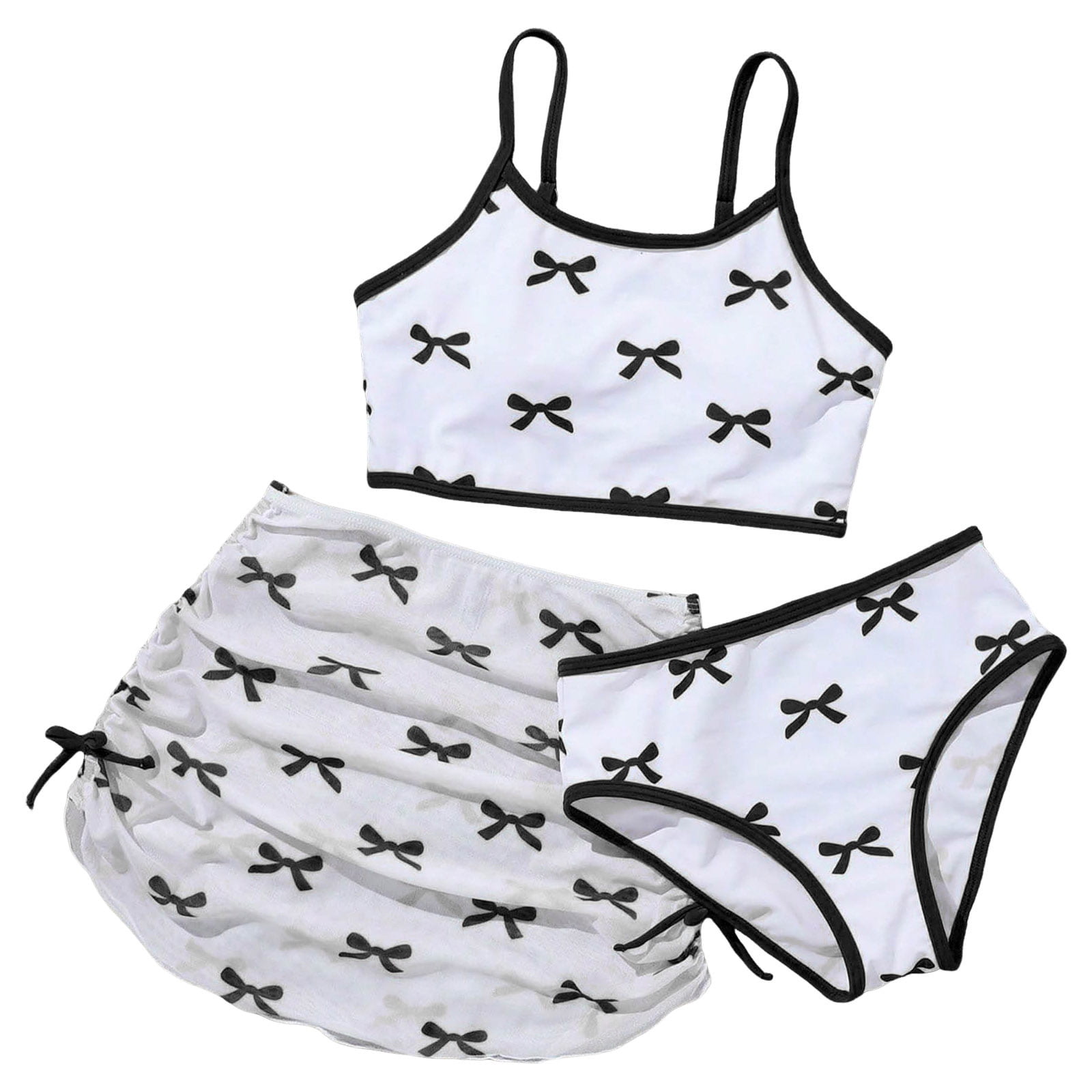 Zanarzt Cute Bathing Suits for Teens Bikini Teen Girl's Swimsuit 3 ...