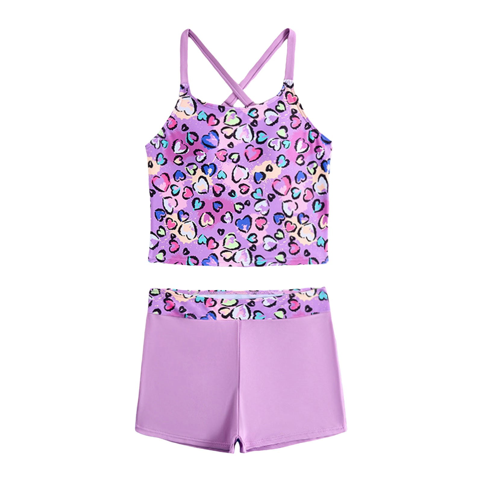 Zanarzt Girls Swimsuit 2 Piece Bikini Toddler Baby Girl Swimsuits ...