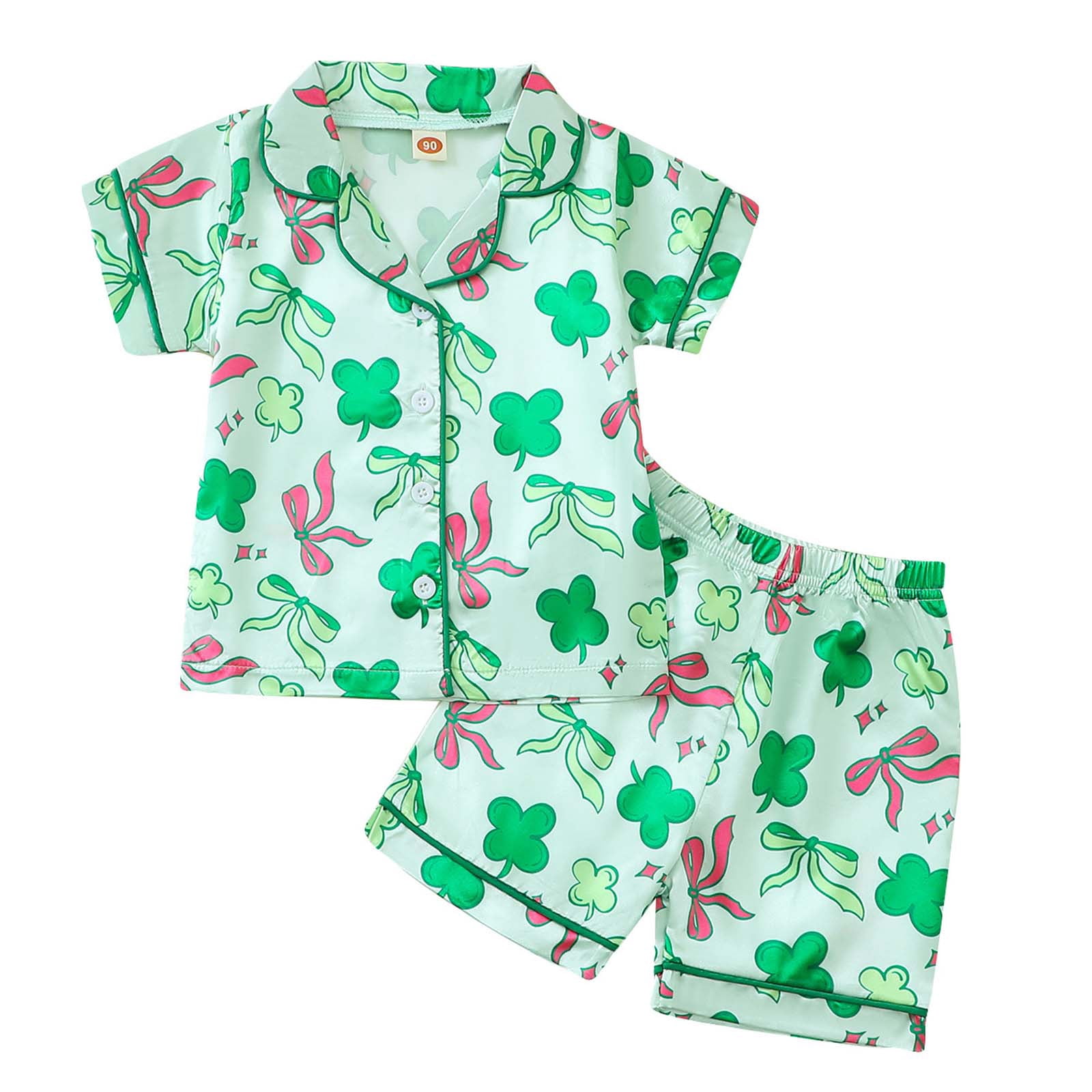 Zanarzt Kids Satin Pajamas Sets Boys Pajamas Big Boys Satin PJS Set ...