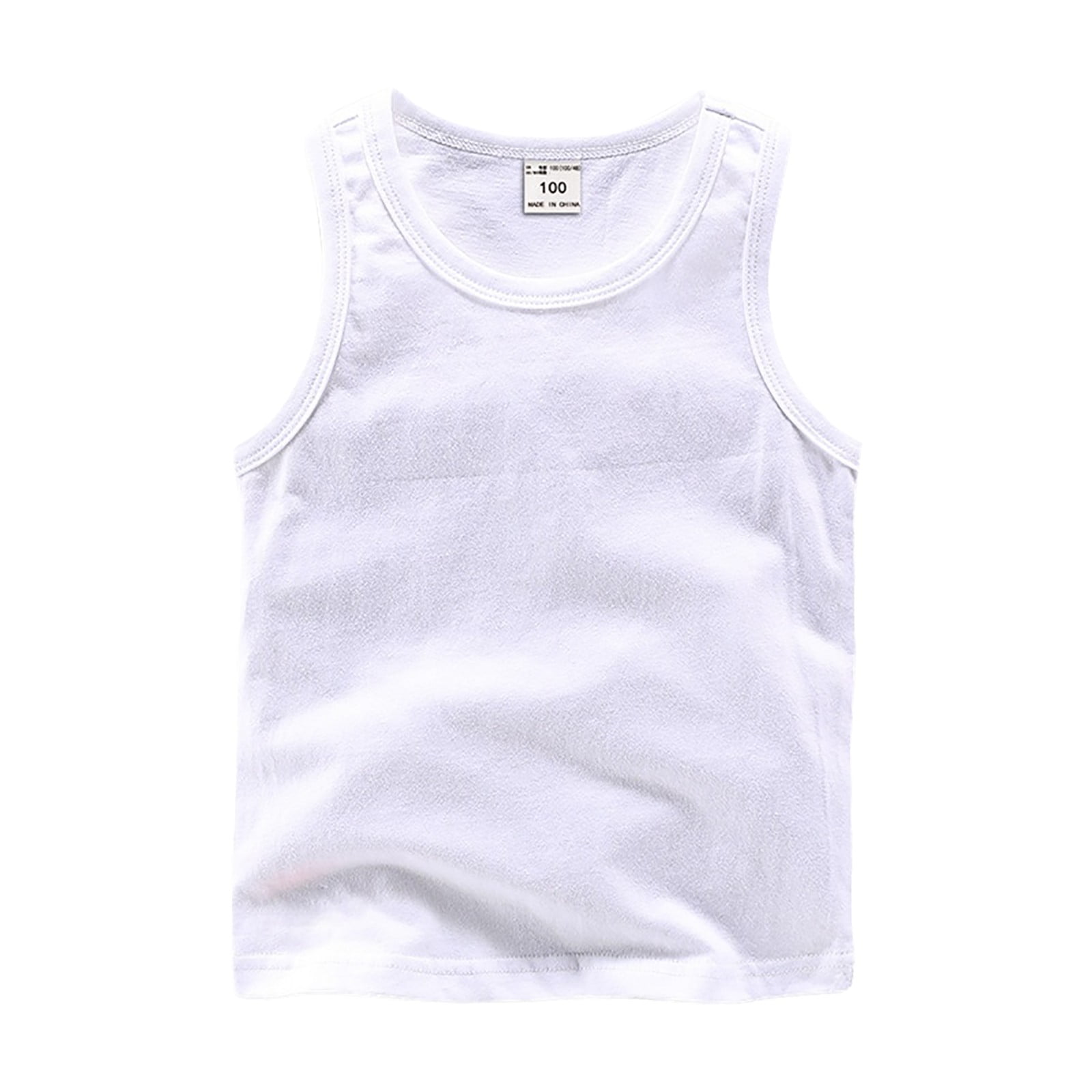 Zanarzt Kids Toddler Baby Boys Girls Solid Tank Tops Boys Girls Soft ...
