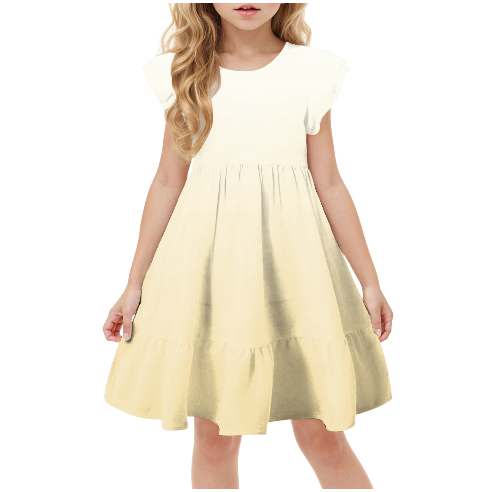 Zanarzt Little Girls Princess Dress Kids Summer Girls Summer Dresses ...