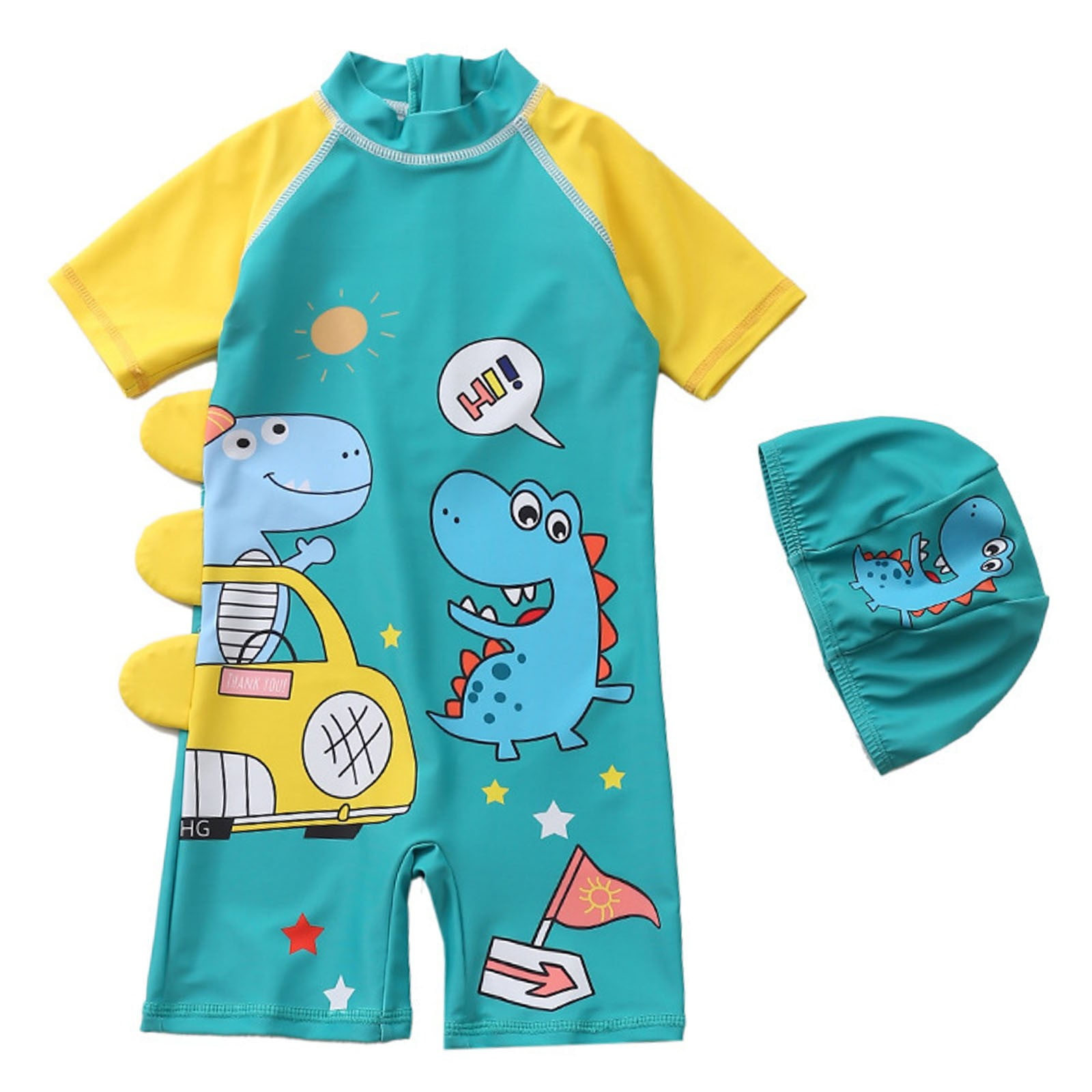 Zanarzt Toddler Bathing Suit Boy Baby Boy Swimsuit Rash Guard Shirts ...