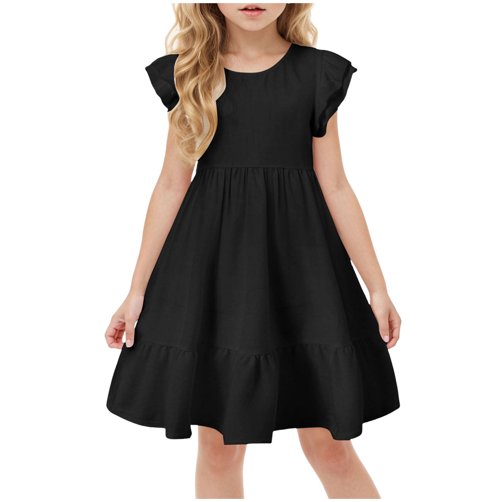 Zanarzt Toddler Girls Summer Dress Girls Summer Dresses Cute Layer ...