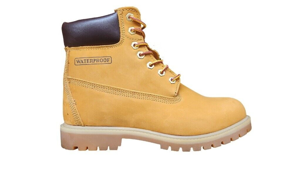 Zanco Mens Waterproof 6 inch Nubuck Work Boot, Adult, Wheat, 6 M US ...