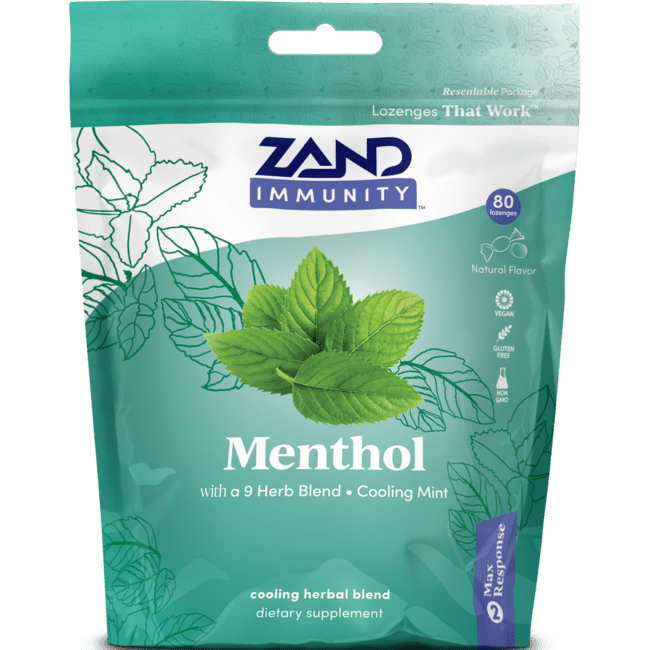 Zand Immunity Menthol HerbaLozenge Cough Drops | Peppermint, Eucalyptus ...