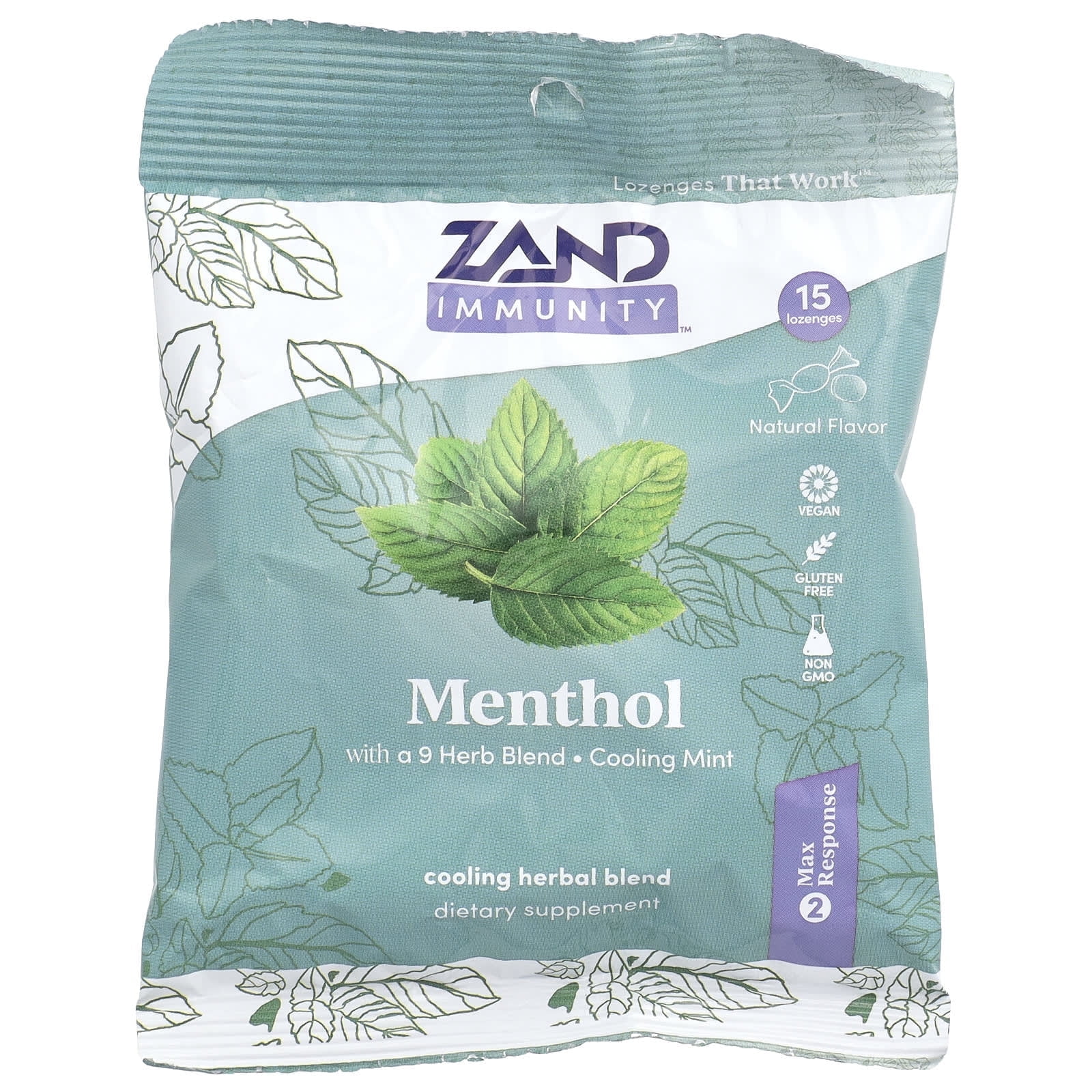 Zand, Menthol Lozenges, Cooling Mint, 15 Lozenges Pack of 3 - Walmart.com