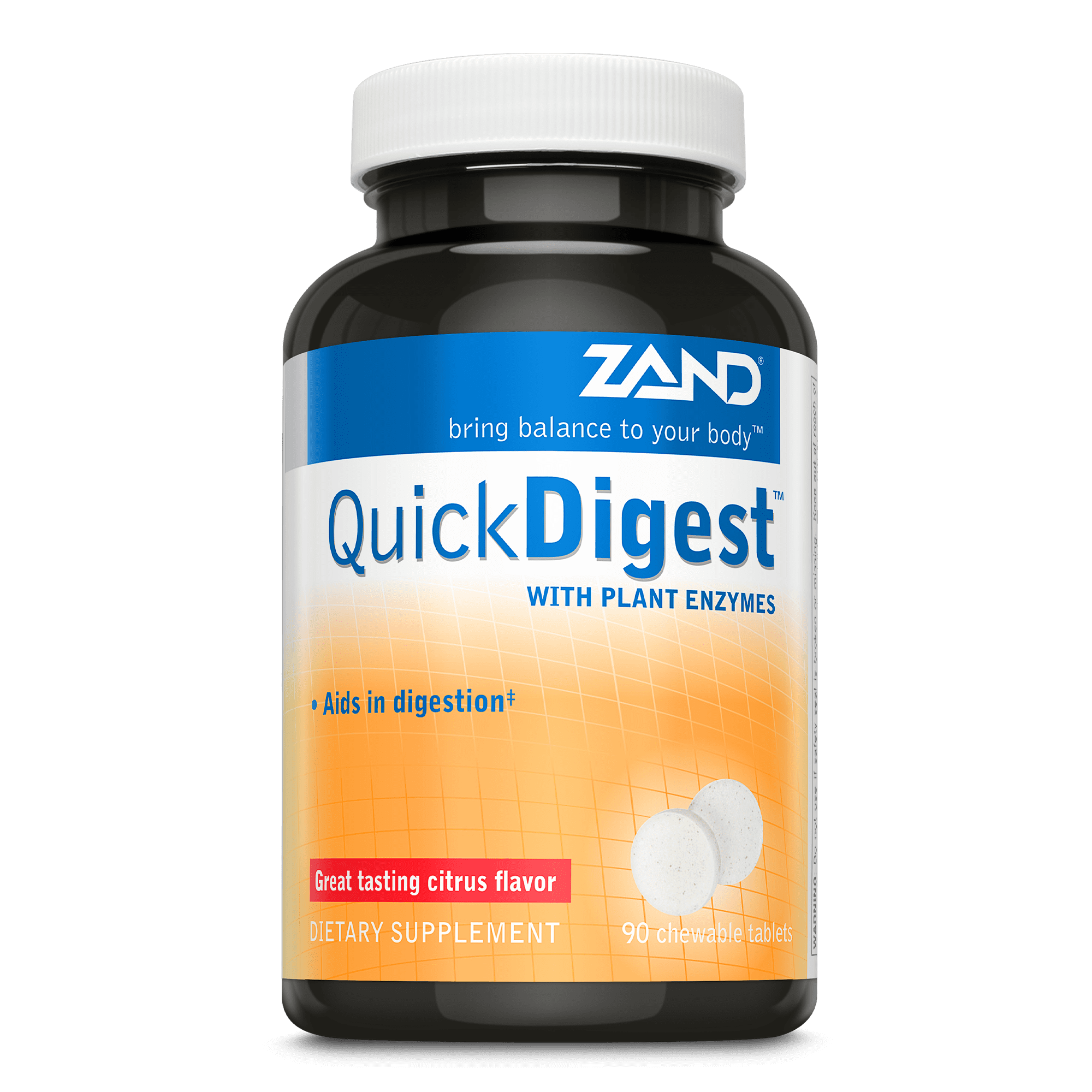 Zand Digestive Original Quick Digest Pills with Plant Enzymes, Papaya ...