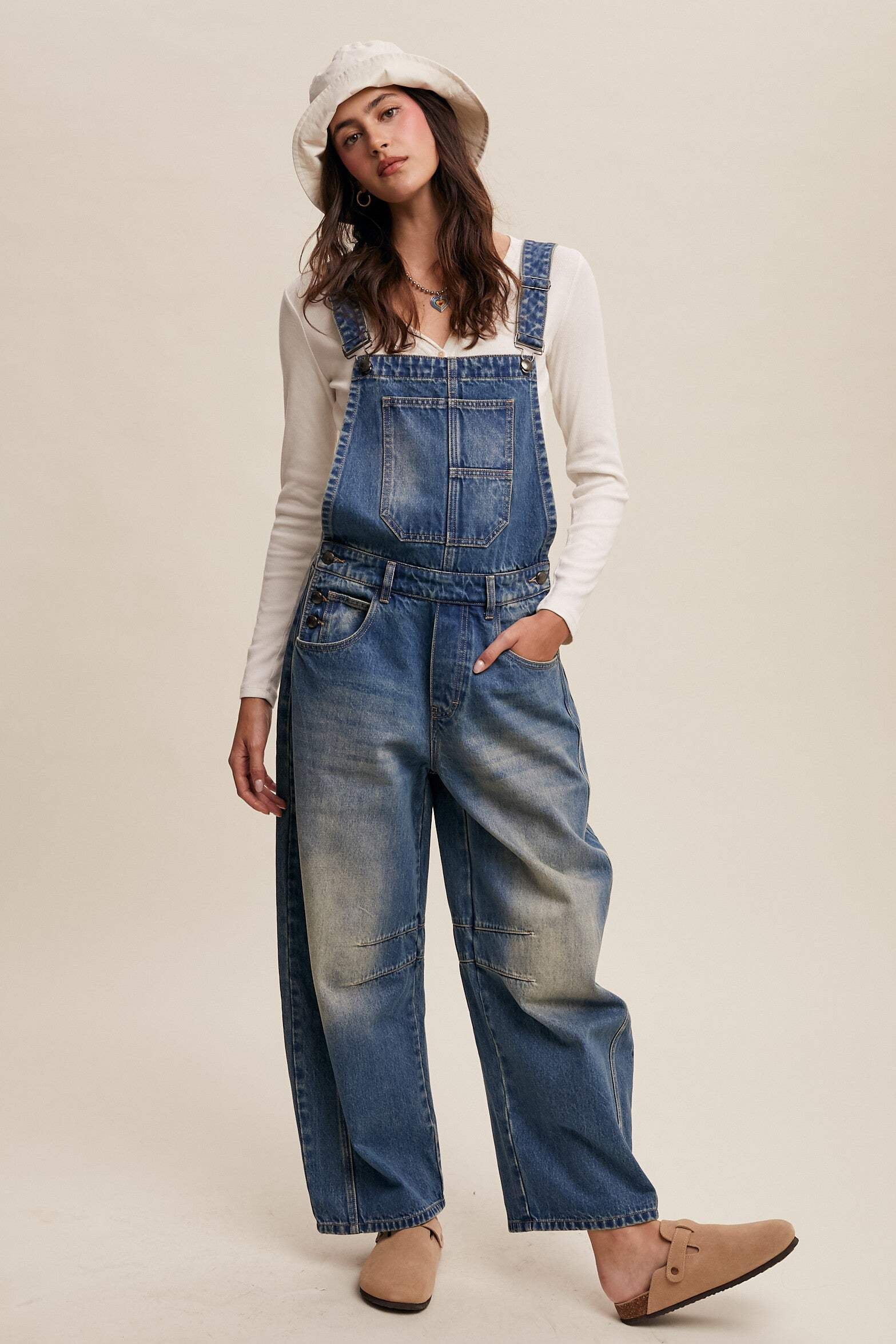 Zander Denim Overalls - Walmart.com