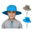 Zando Kids Sun Hat, UV Protection Wide Brim Bucket Hat, Adjustable, Foldable, 20.9-22 Inches ...
