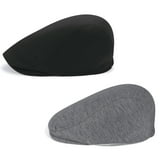 Zando Men's 2Pack Classic Newsboy Beret Hats, Herringbone Flat Cap, Ivy ...