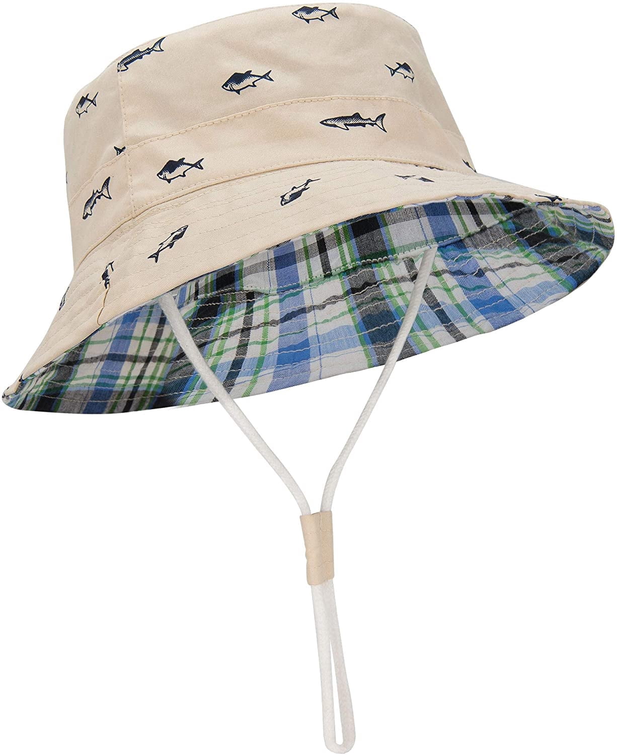 Zando Baby Sun Hat, UPF 50+ Sun Protection, Wide Brim Bucket Hat for ...