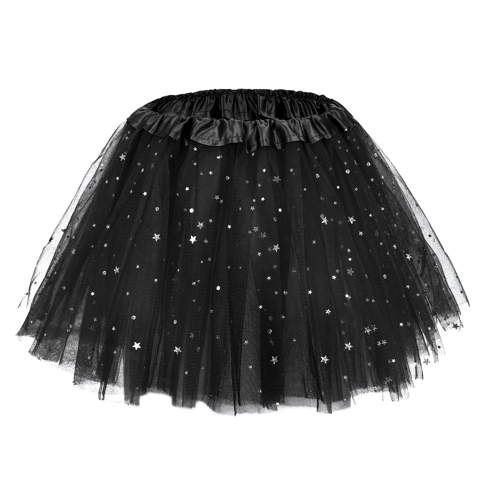 Zando Kids Ballerina Dance Tutu Skirt, Sequins Princess Ballet Dress ...