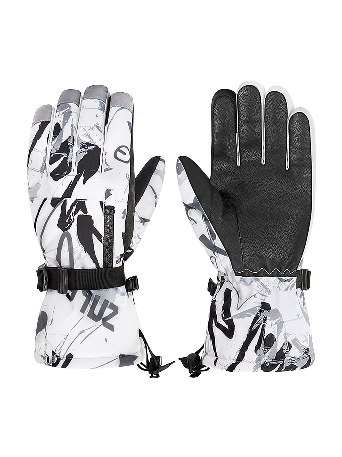Zando Boys Snowboard Sled Gloves Kids Touchscreen Snow Gloves Girls ...