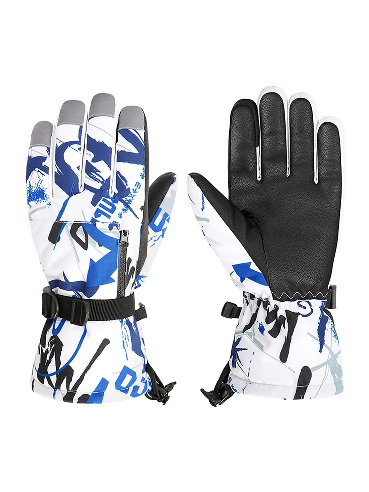 Zando Boys Snowboard Sled Gloves Kids Touchscreen Snow Gloves Girls ...
