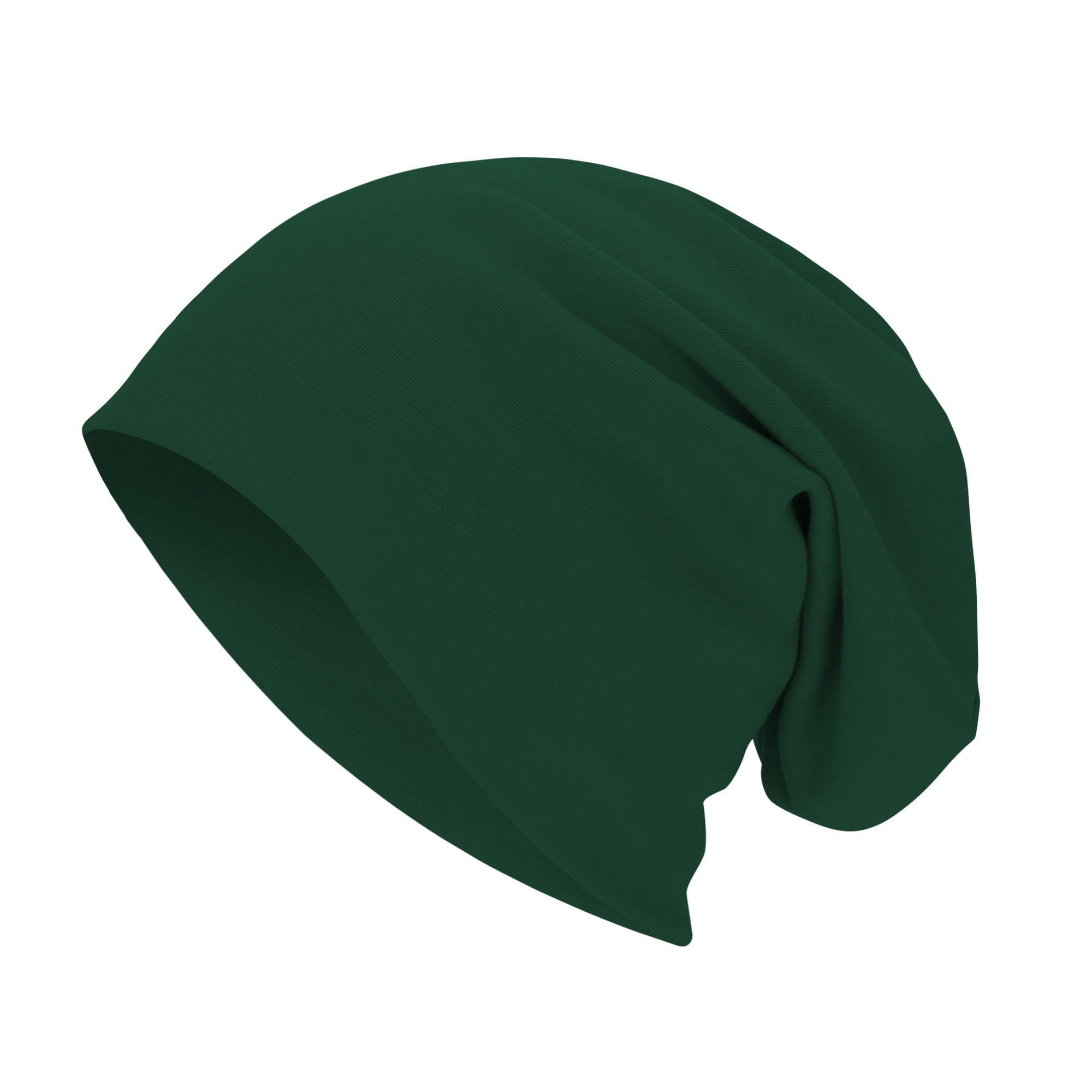 Zando Cotton Green Beanie Caps for Men Slouchy Adult Dwarf Hats Soft ...