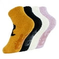Zando Warm Fluffy Women's Fuzzy Socks with No-Slip Grippers - Walmart.com