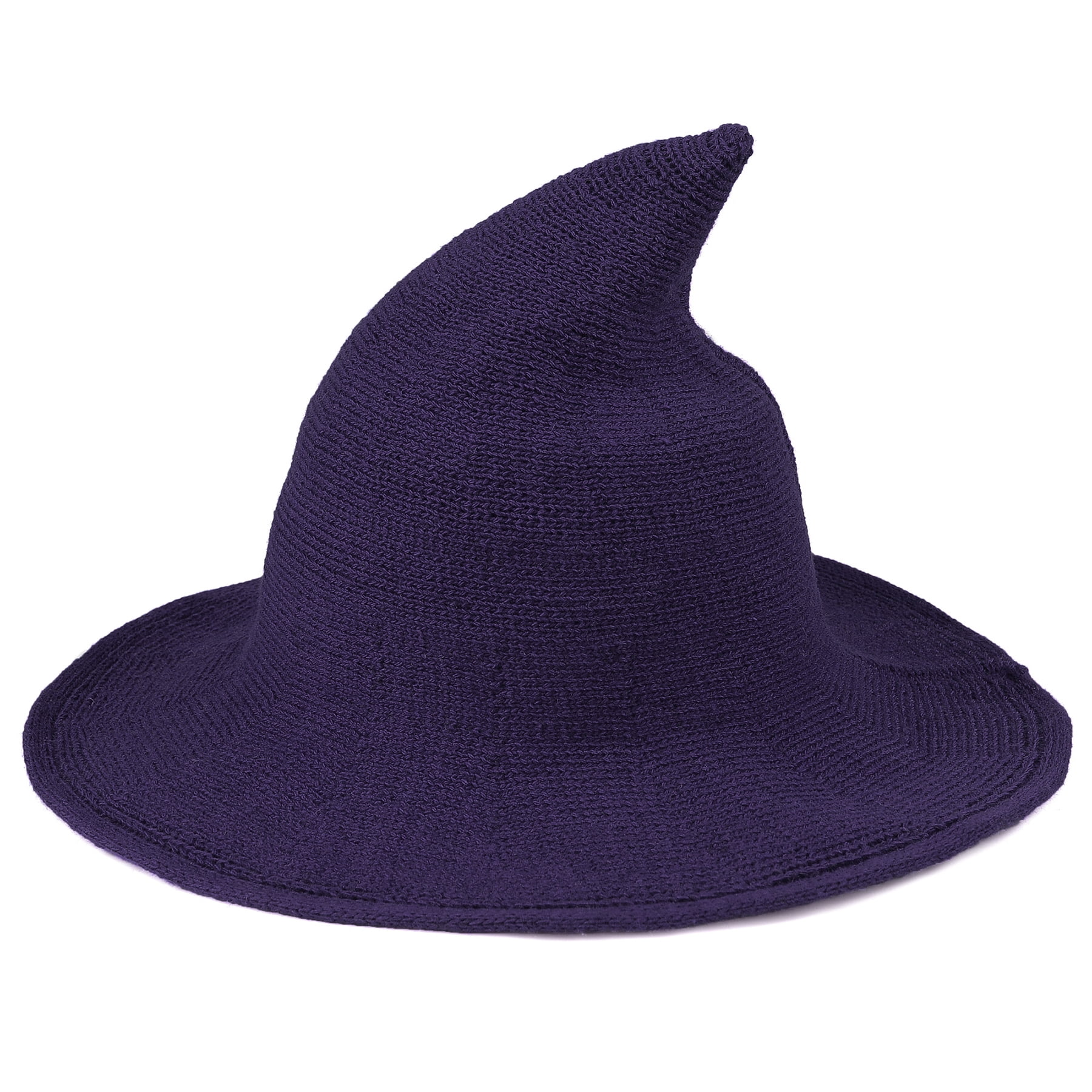 Zando Halloween Witch Hats for Women Wool Wizard Hat for Cosplay ...