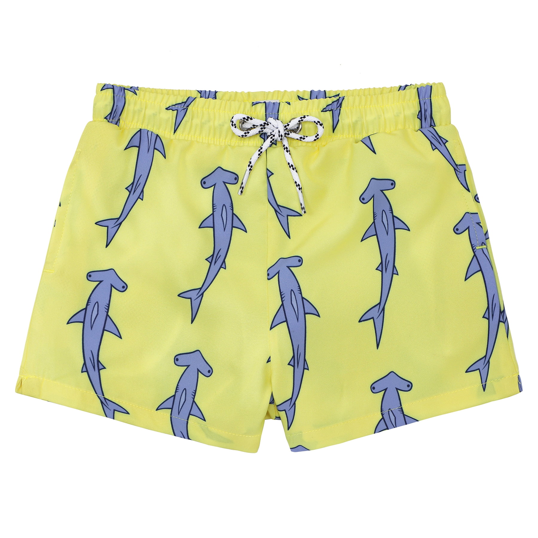 Zando Kids Swim Trunks Toddler Boys Swim Shorts with Boxer Brief Liner ...