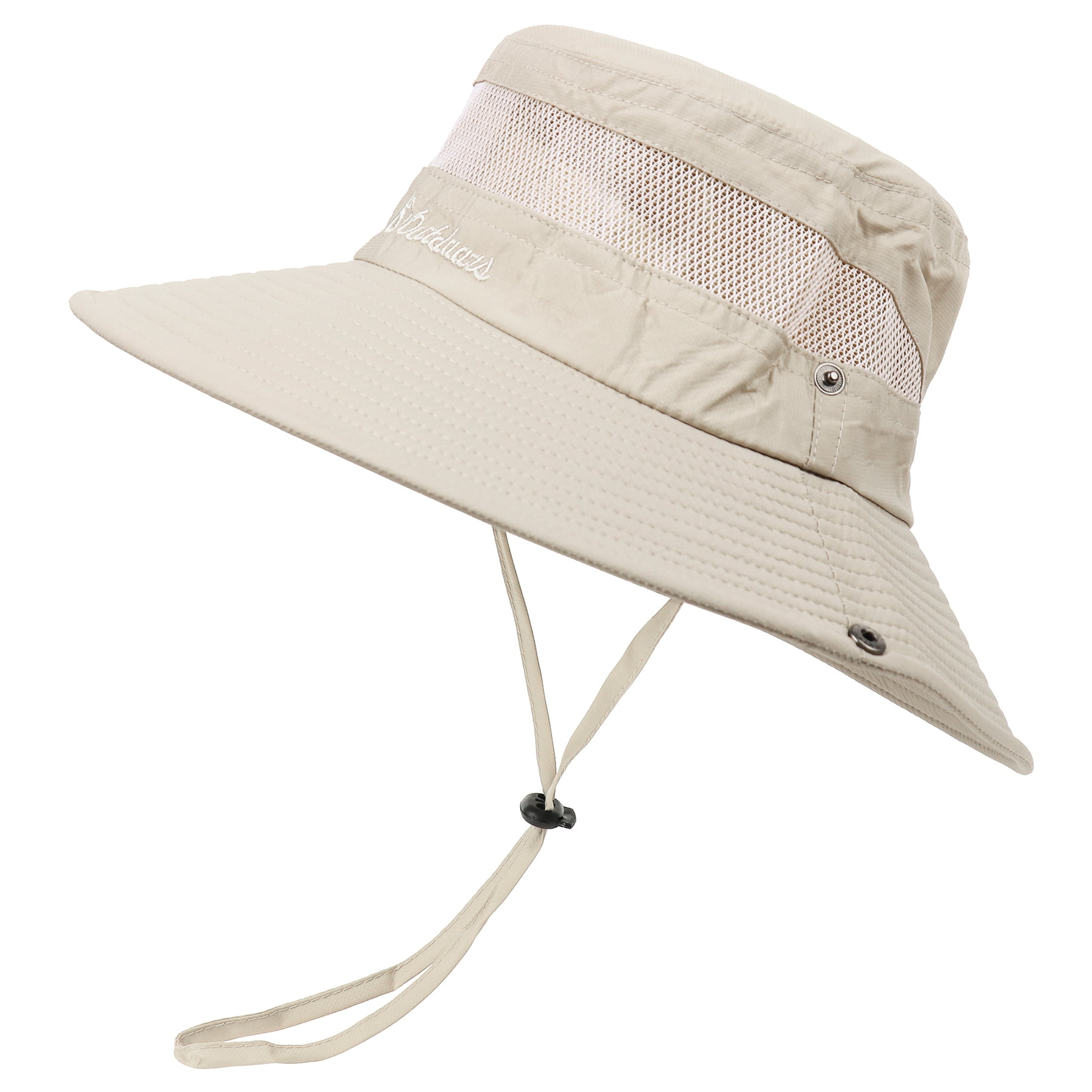 Zando Mens Fishing Hat Breathable Mesh Bucket Hat for UV Protection ...