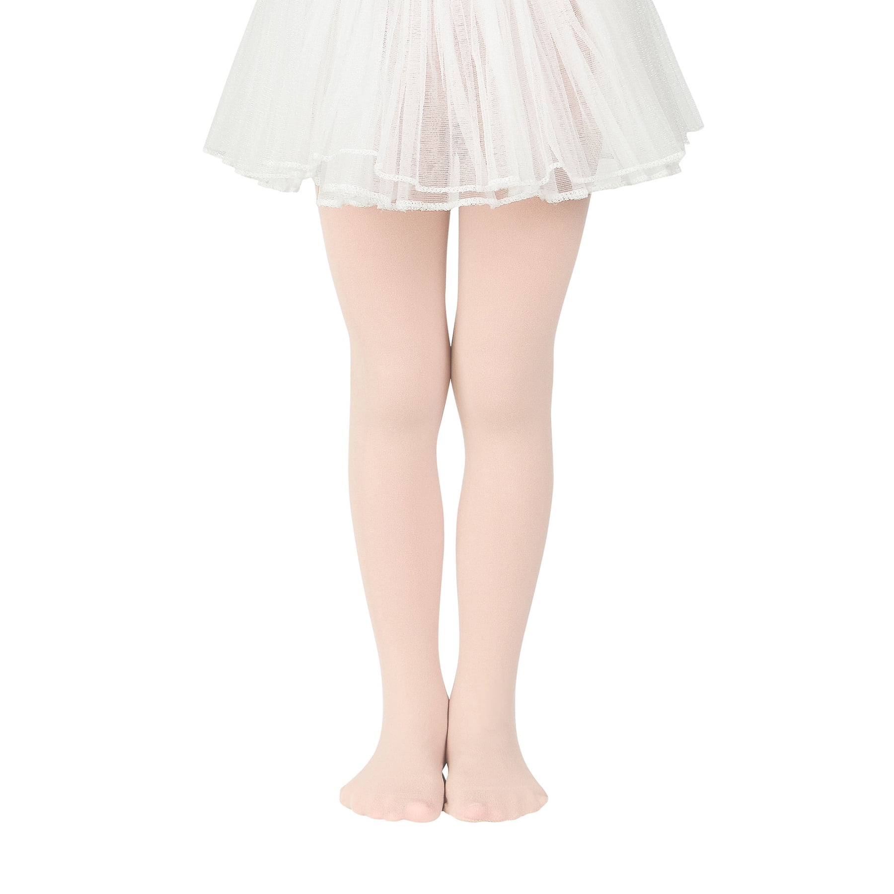 Zando Pink Tights for Girls Ballet Tights Stockings Elastic Dance ...