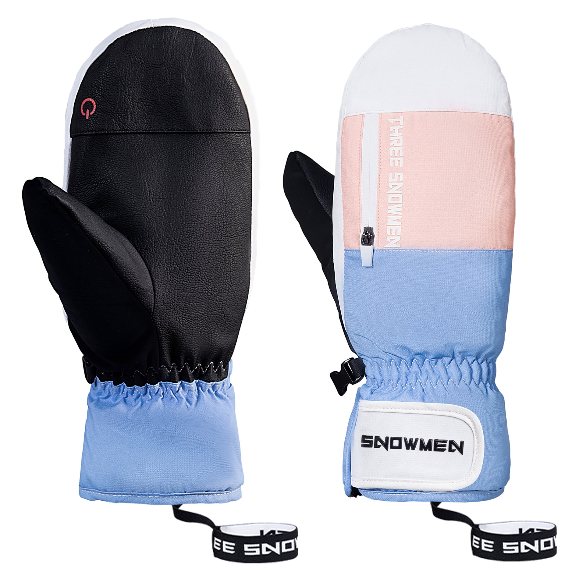 Zando Snow Winter Gloves Women Mittens for Women Cold Weather Mens Ski ...