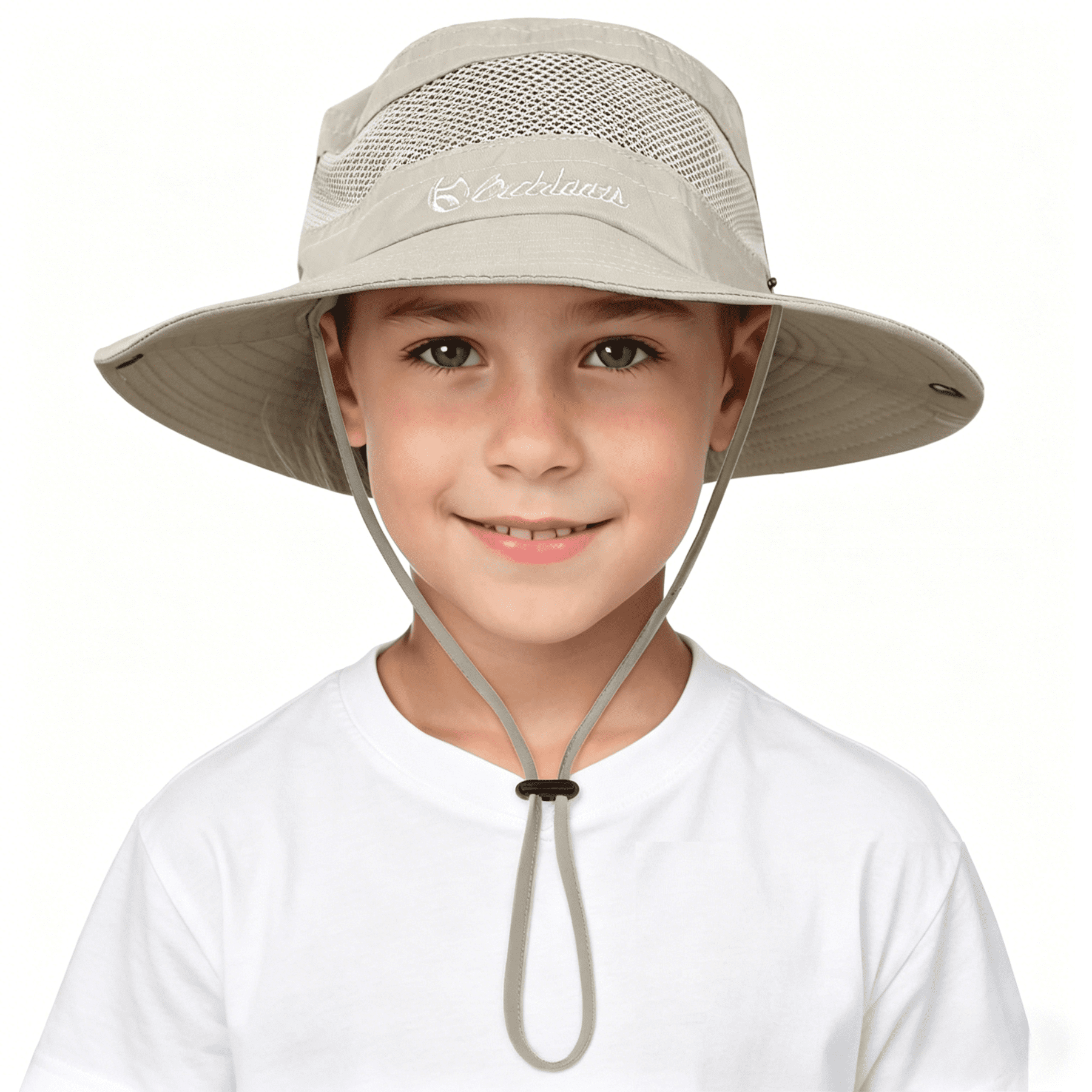 "Zando Kids Bucket Hat, Breathable UV Protection, Adjustable Wide Brim ...