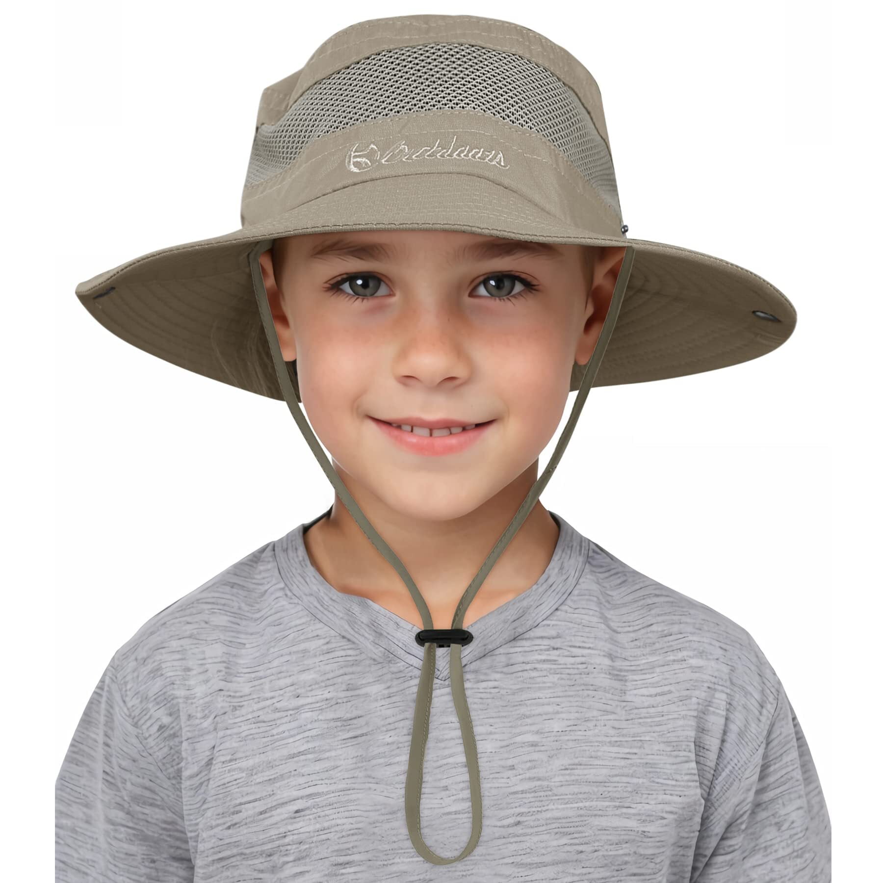Zando Kids Sun Hat for Boys Girls UPF 50+ Breathable Wide Brim ...