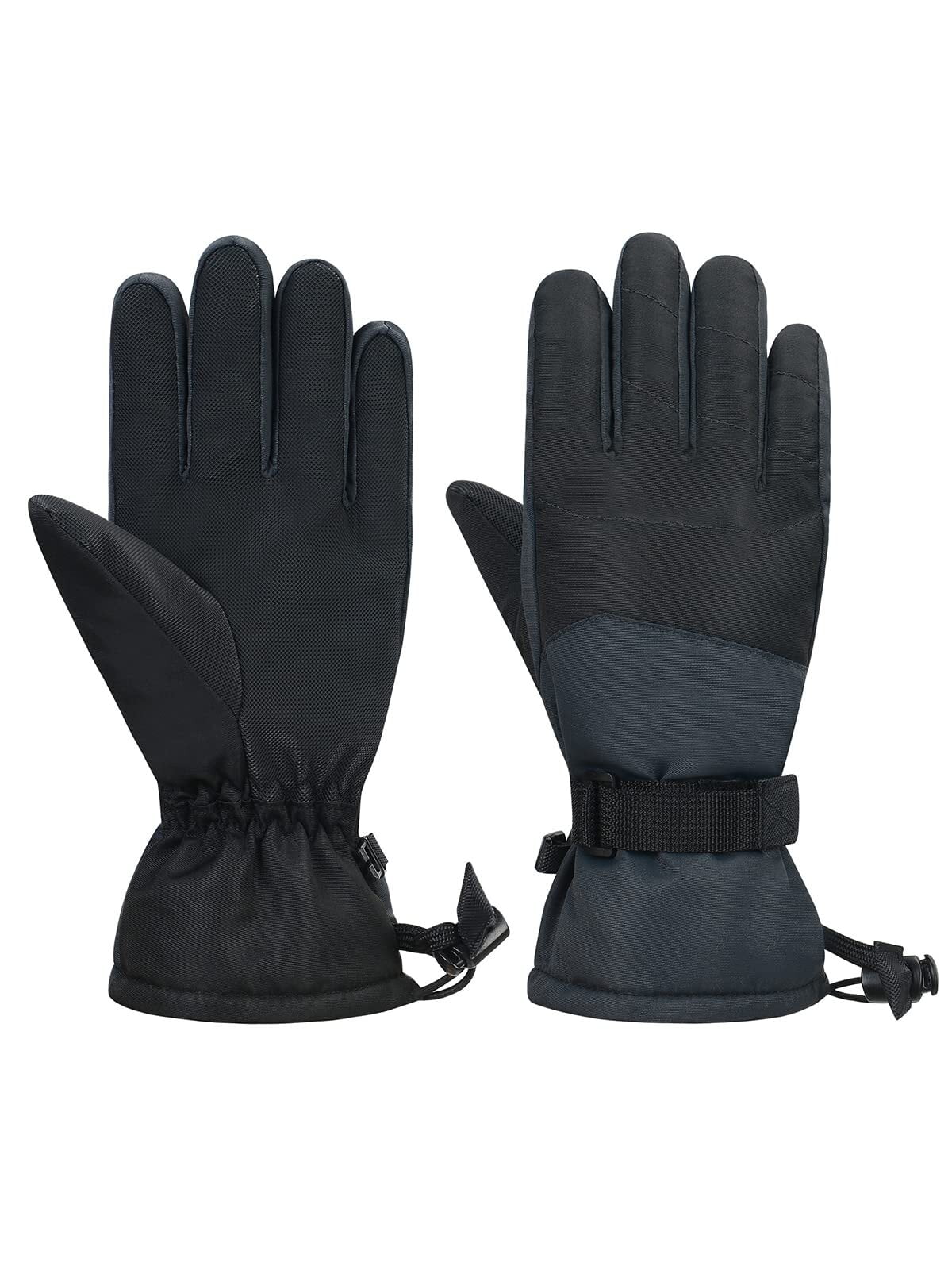 Zando Toddler Winter Gloves Kids Ski Gloves with Zipper Pocket Cold ...