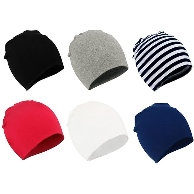 Zando Winter Cotton Warm Hat Unisex Baby Beanie Hat Infant Baby Soft Cute Knit Cap 06 Pack 1S ...