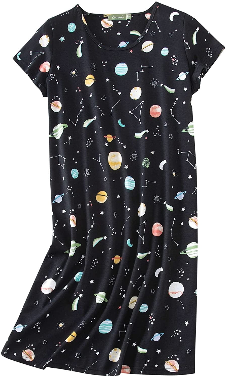 Zando Women's Soft Cotton Nightgowns, Long Sleeve Pajamas, Sleep Shirts ...