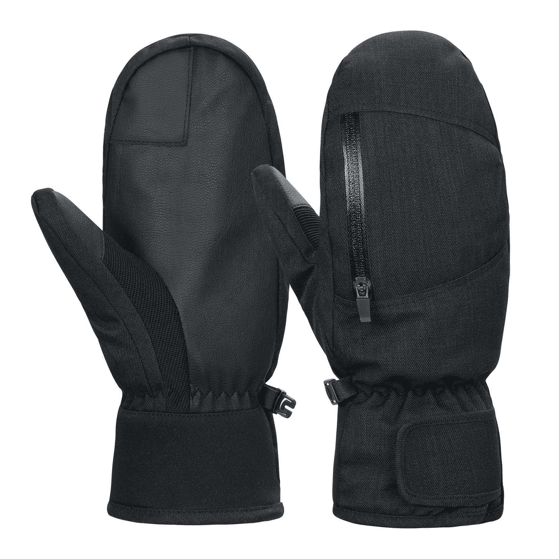 Zando Unisex Waterproof Ski Mittens with Touchscreen Fingers, Winter ...