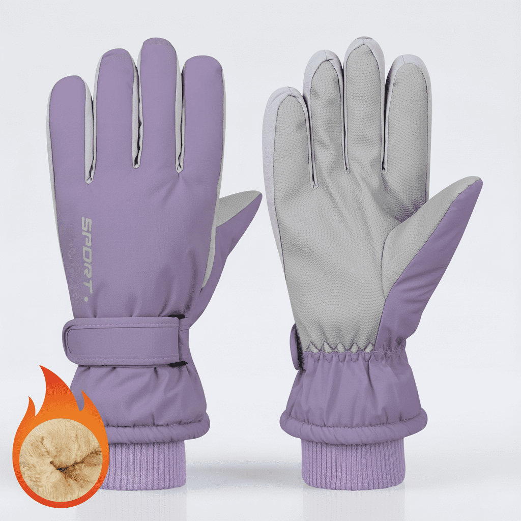 Zando Women's Waterproof Touchscreen Winter Ski Gloves, Snowboarding ...
