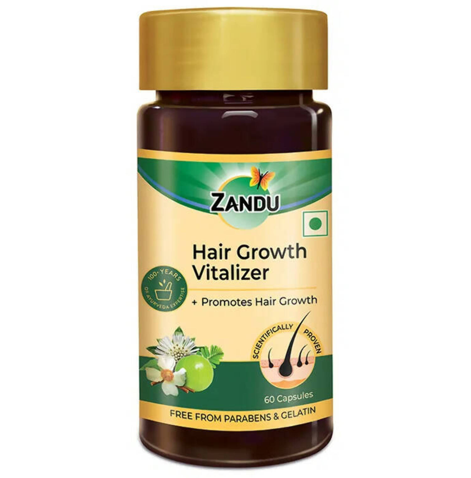 Zandu Hair Growth Vitalizer Capsules - Walmart.com