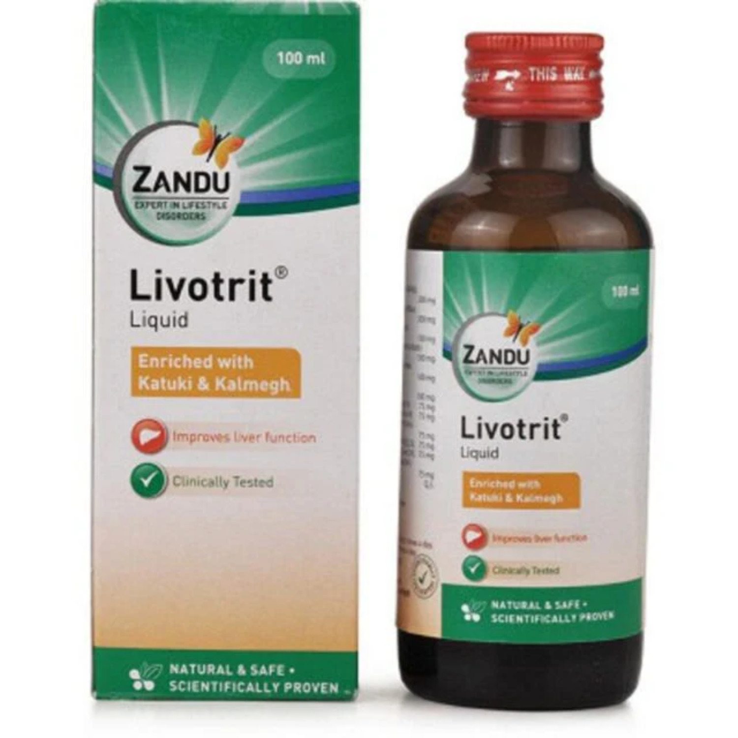 Zandu Livotrit Syrup - 100 ml - Walmart.com