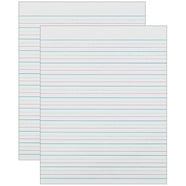 Raised Line Writing Paper - Red and Blue Lines -Package of 50 - Walmart.com