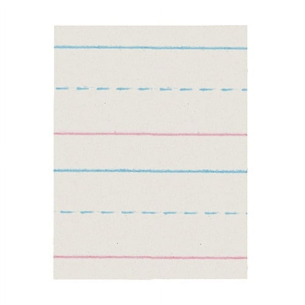 Zaner-Bloser Dotted Midline Newsprint Paper, 500 / Pack (Quantity ...