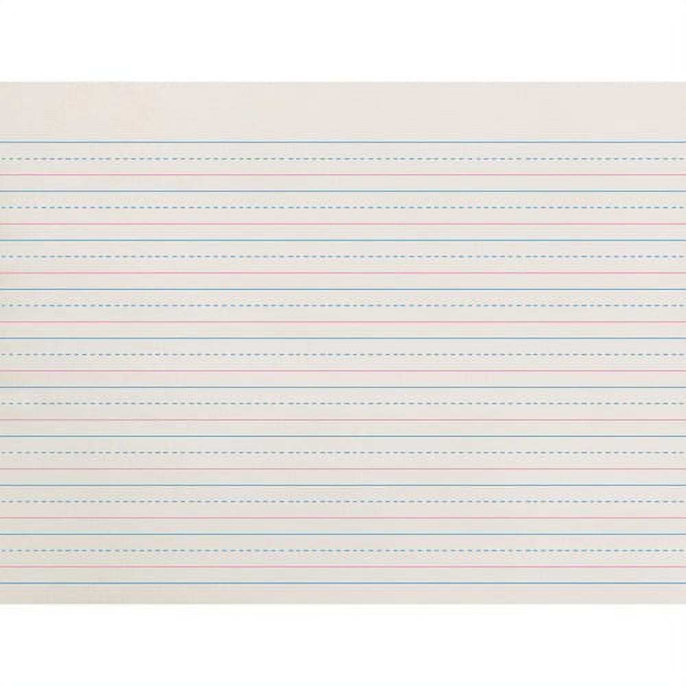 Zaner Bloser Dotted Midline Newsprint Paper 500 Sheets Ruled Unruled ...