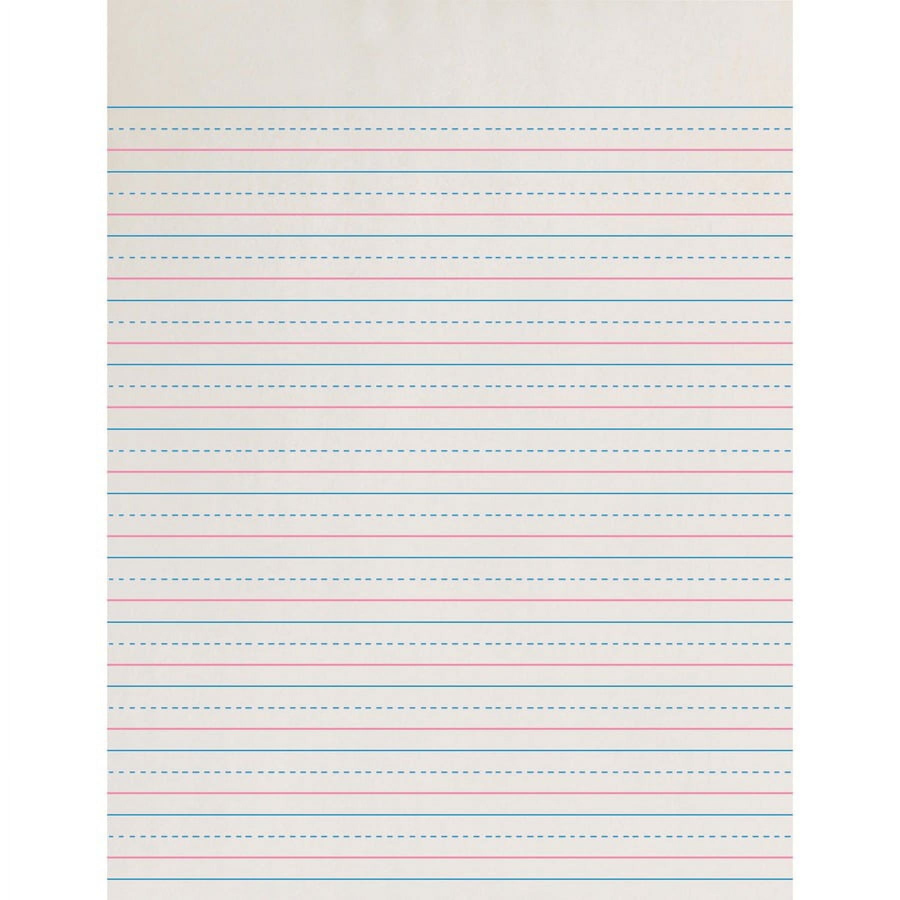 Zaner-Bloser Dotted Midline Newsprint Paper Letter 500 Sheets 8"x10 1/2 ...