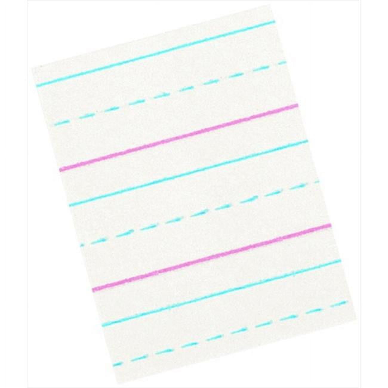 Zaner Bloser Multi-Program Handwriting Paper, 8 x 10.5 In. - Red & Blue ...