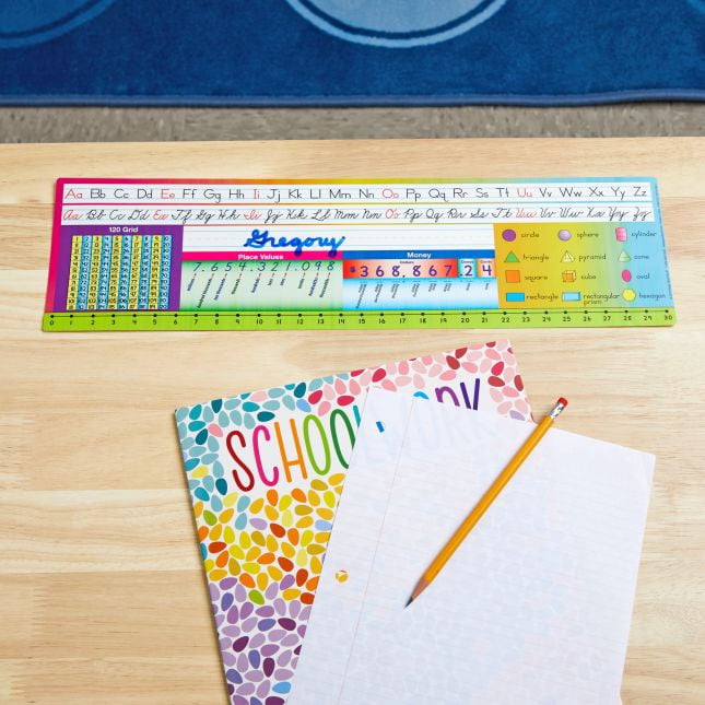 Zaner-Bloser Print Cursive Self-Adhesive Vinyl Desktop Helpers - Set of ...