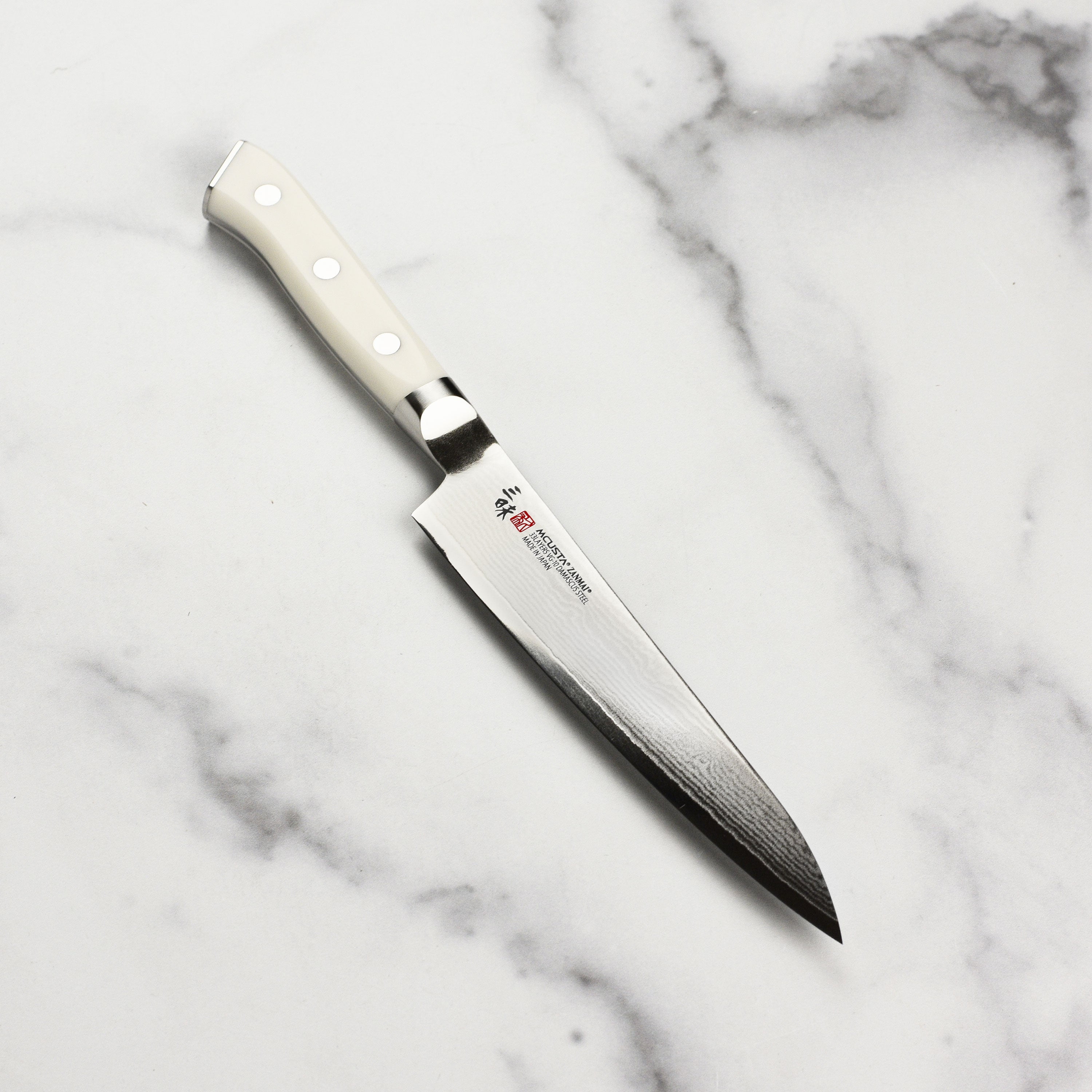 Zanmai Classic Damascus Corian 5.9" Petty - Walmart.com